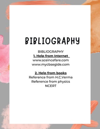 class 11 physics project on bernoulli's principle | PDF