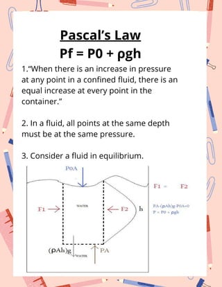 class 11 physics project on bernoulli's principle | PDF