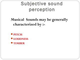 types of accoustics ppt | PPT
