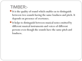 types of accoustics ppt | PPT