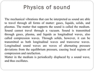 types of accoustics ppt | PPT