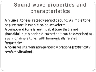 types of accoustics ppt | PPT