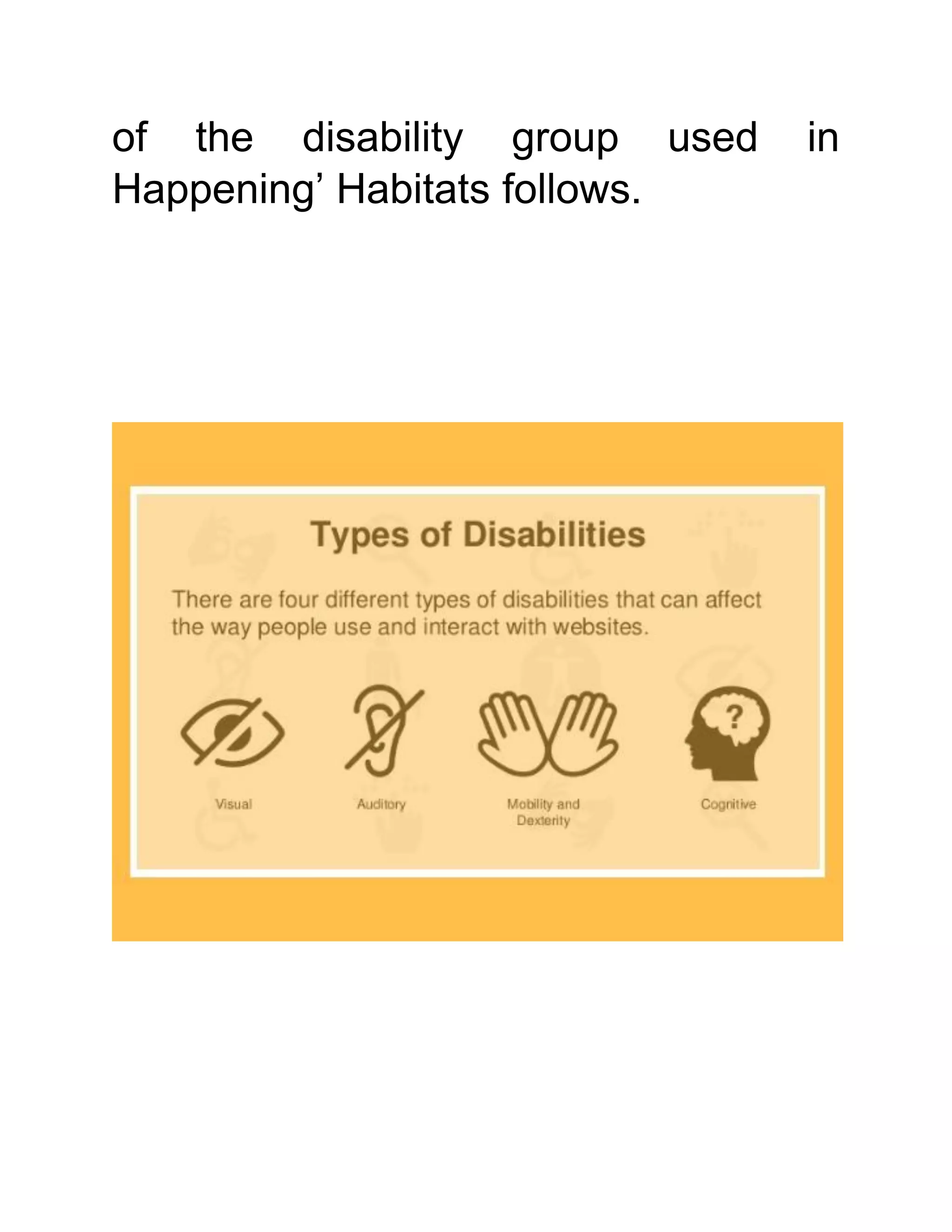 Different types of Physical disability | PDF