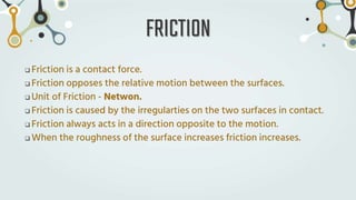 Types of Friction | PPTX | Physics | Science
