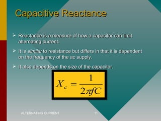 Alternating Current(AC) presentation | PPT
