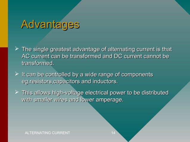 Alternating Current(AC) presentation | PPT