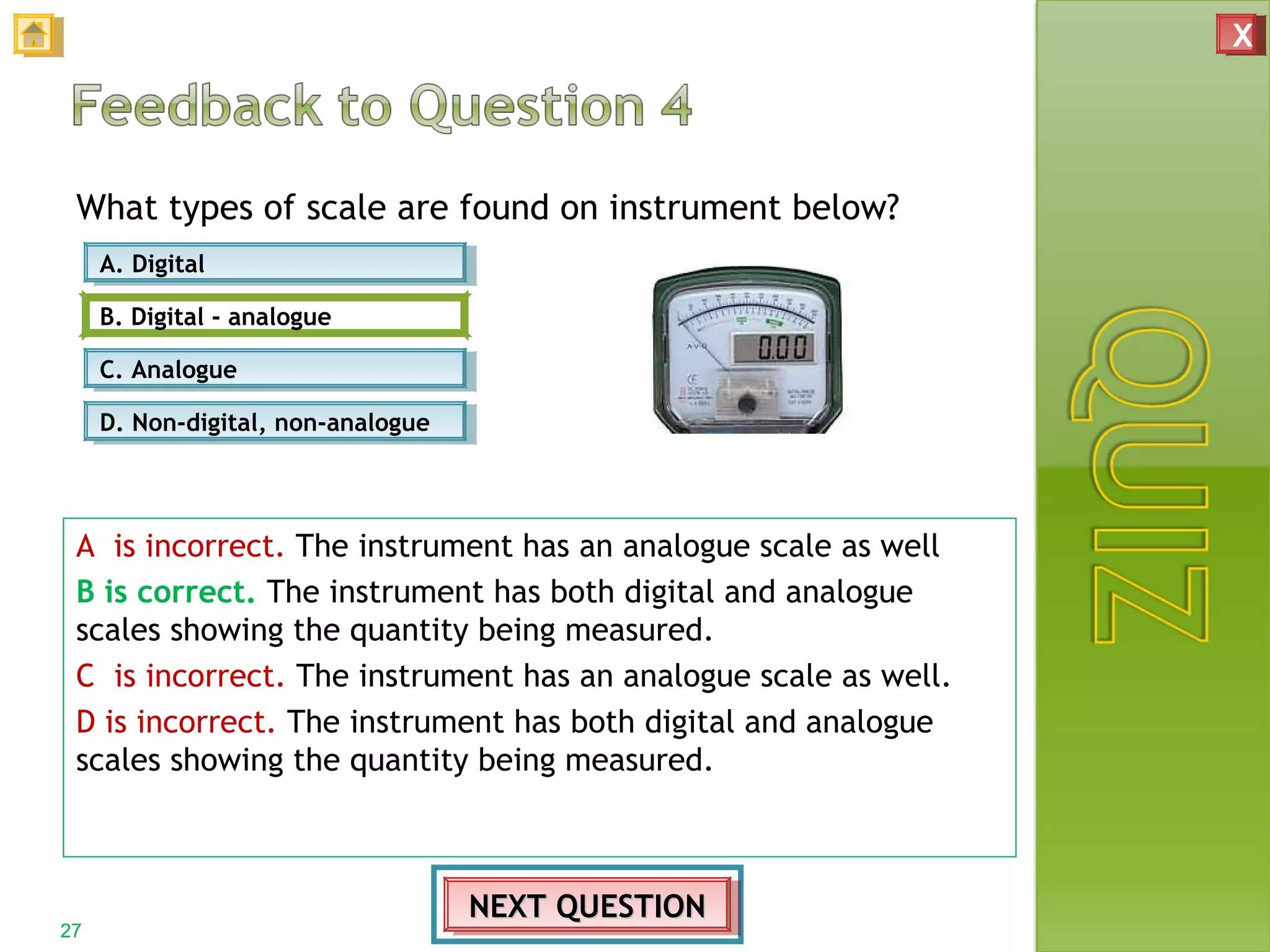 Physics M1 Scales | PPT