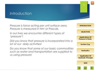 Physics M2 Pressure in fluids | PPT