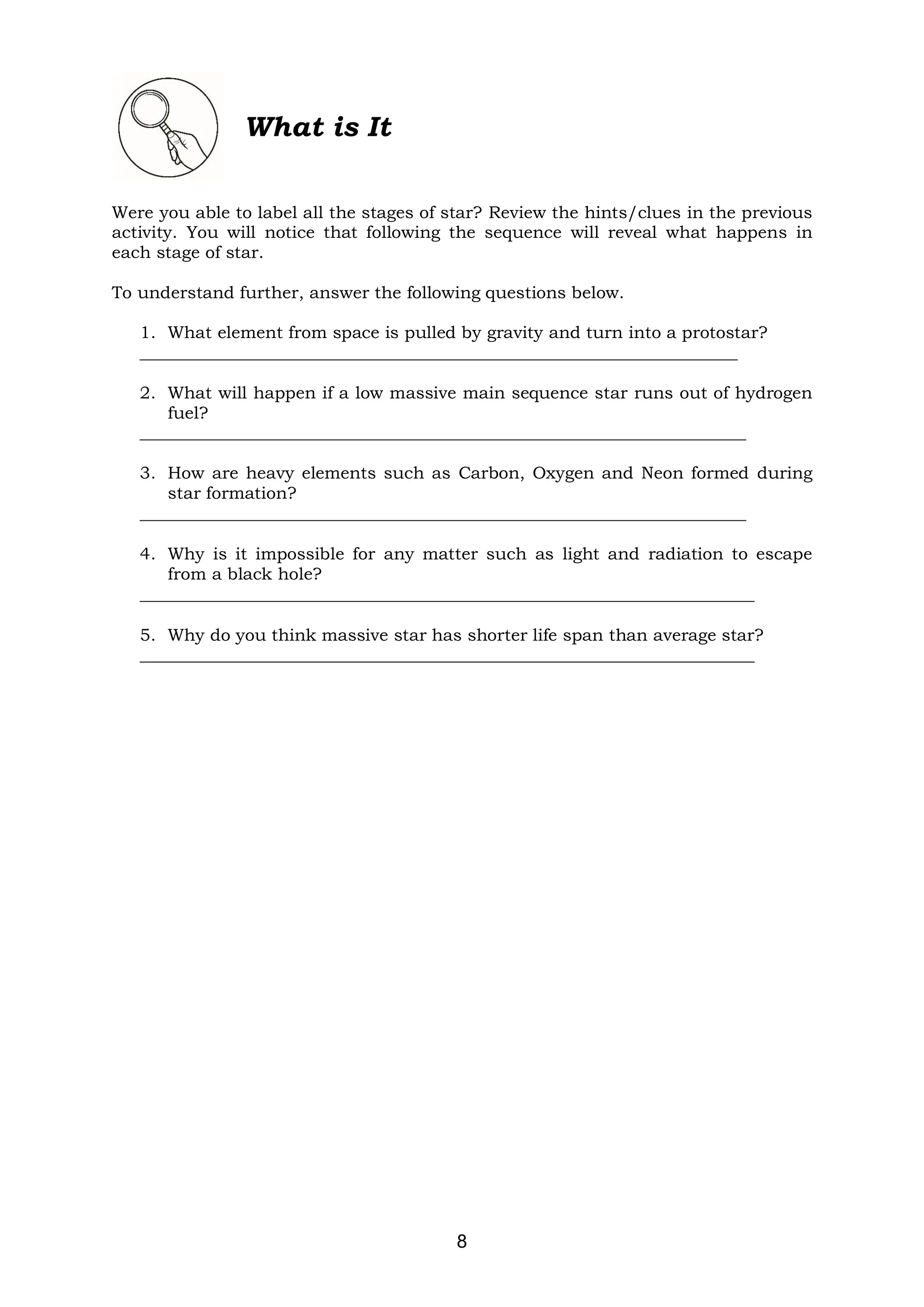 Physical Science Module 1 -Stellar Nucleosynthesis.pdf | Chemistry ...