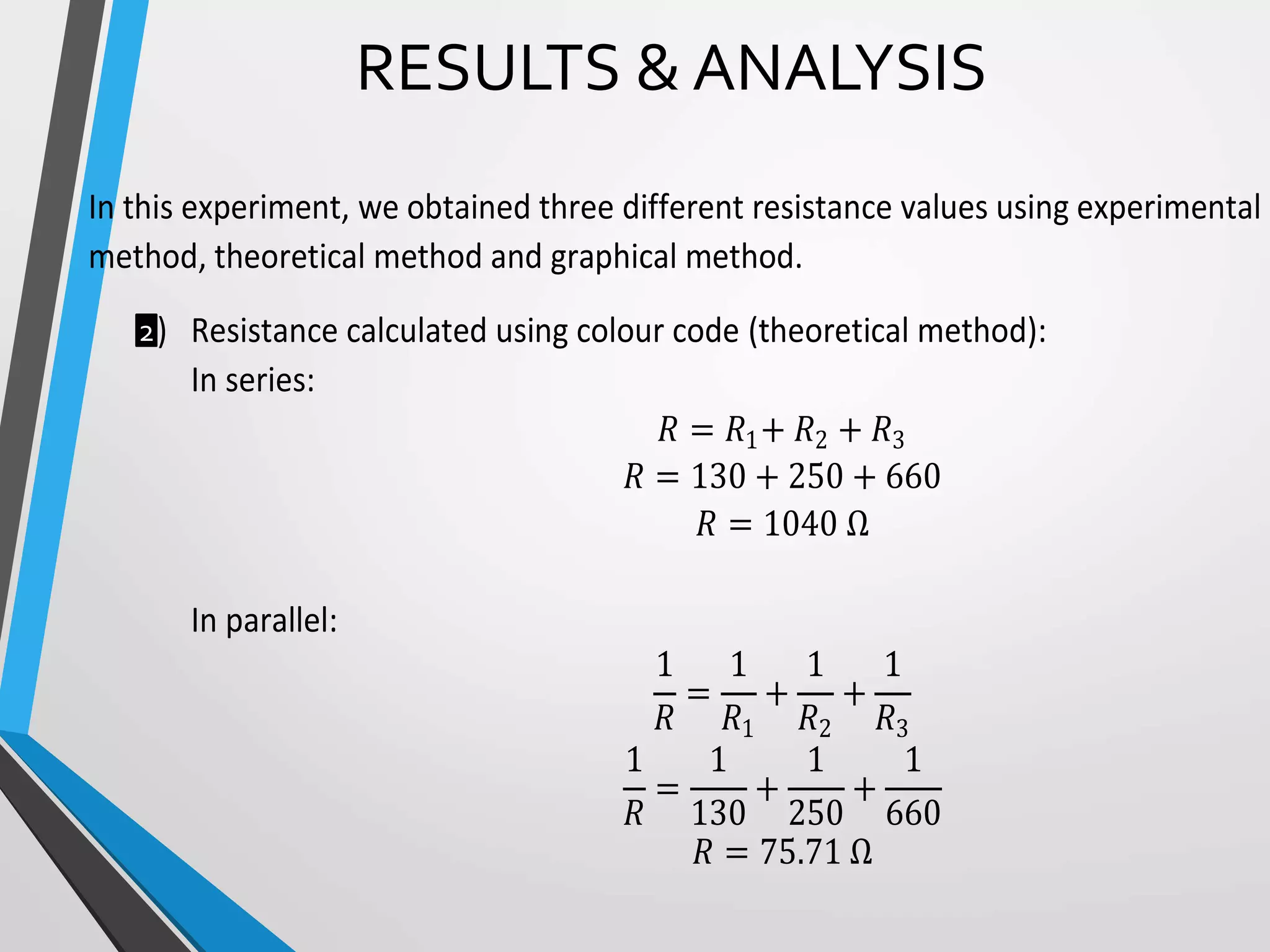 Electrical Resistance in Series and Parallel Circuit | PPTX
