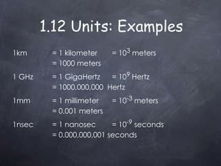 Phy 101 lecture chapter 1 | PPT