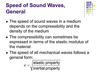 General Physics- Sound waves | PDF