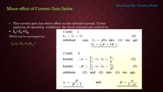 Common Emitter Configuration and Collector Curve | PPTX