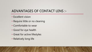 Science Behind Contact Lenses | PPT