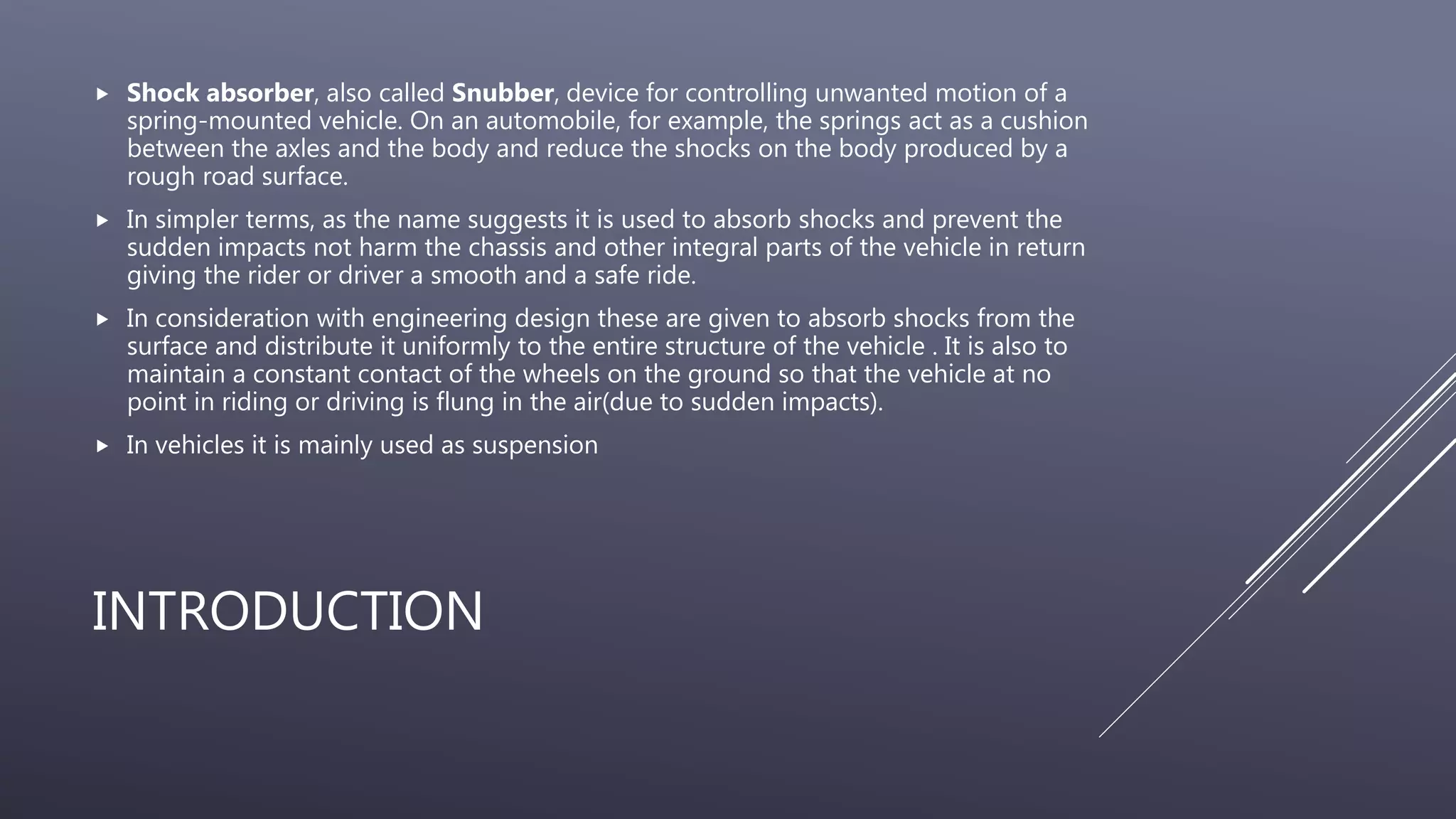 Basic concept of shockers and types | PPSX