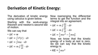 Phy109 Kinetic and Potential Energy | PPTX