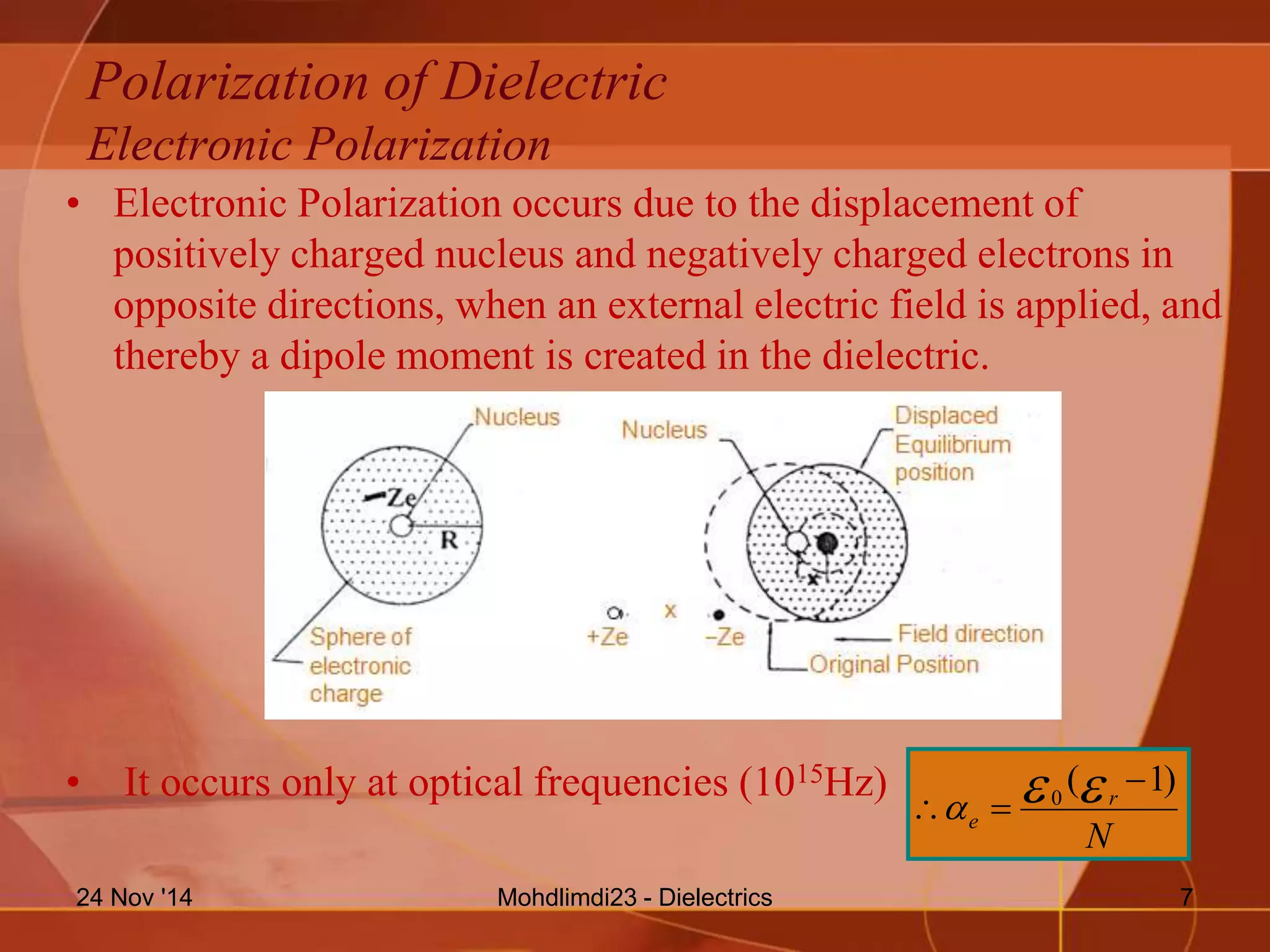 Dielectrics and its applications | PPTX