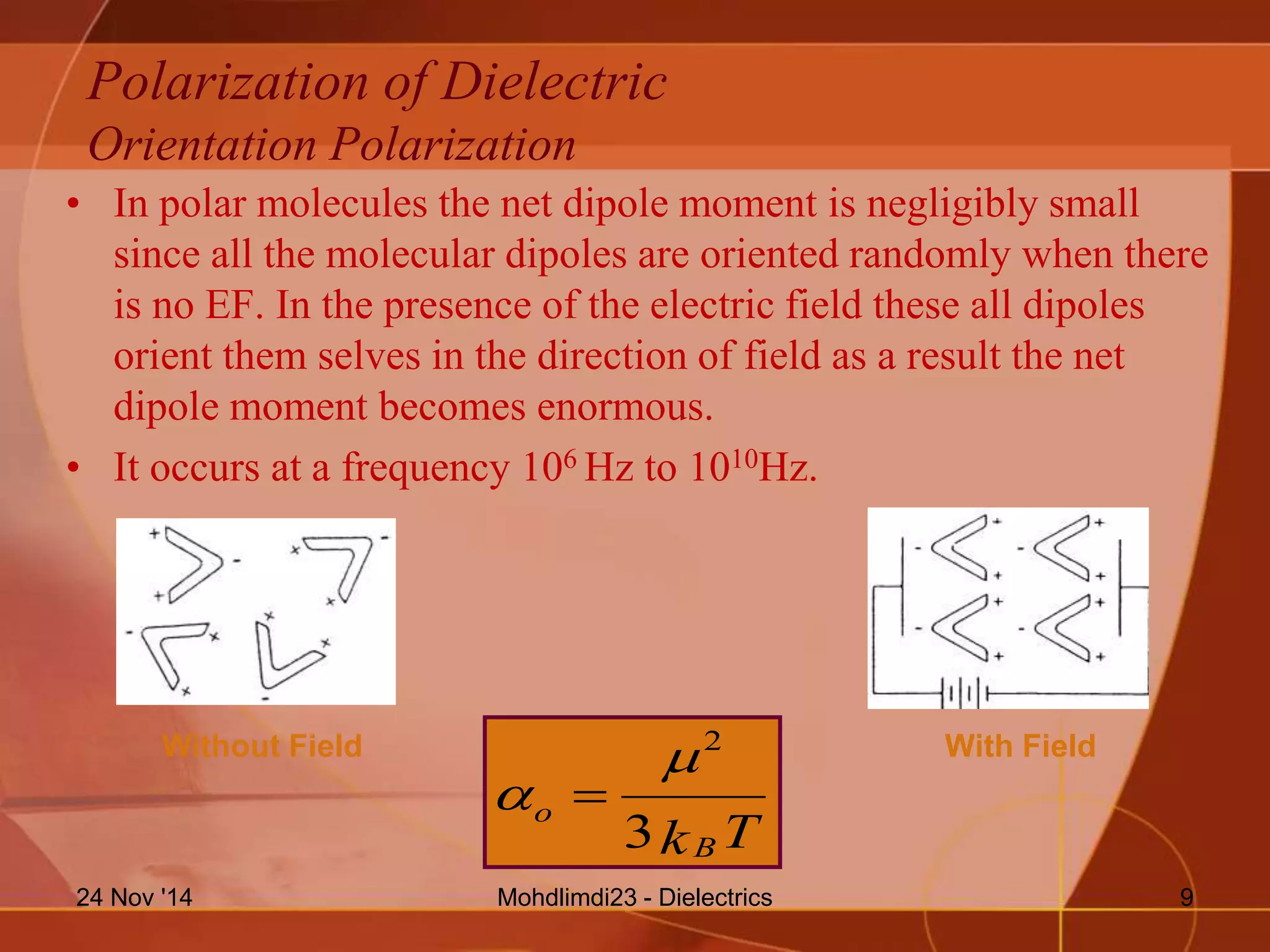 Dielectrics and its applications | PPTX