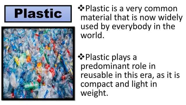 Utilization of waste plastic in manufacturing of bricks | PPTX