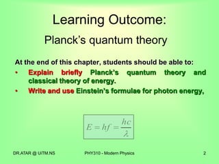 Phy 310 chapter 1 | PPT