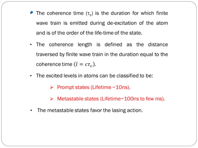PHYA4-LASERS.ppt, for first year B.E./BTech | PPT