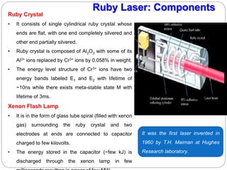 PHYA4-LASERS.ppt, for first year B.E./BTech | PPT