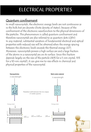 Properties of Nano-materials | PPTX