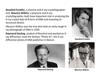 Contribution of Physicists and Chemists in Biology | PPTX