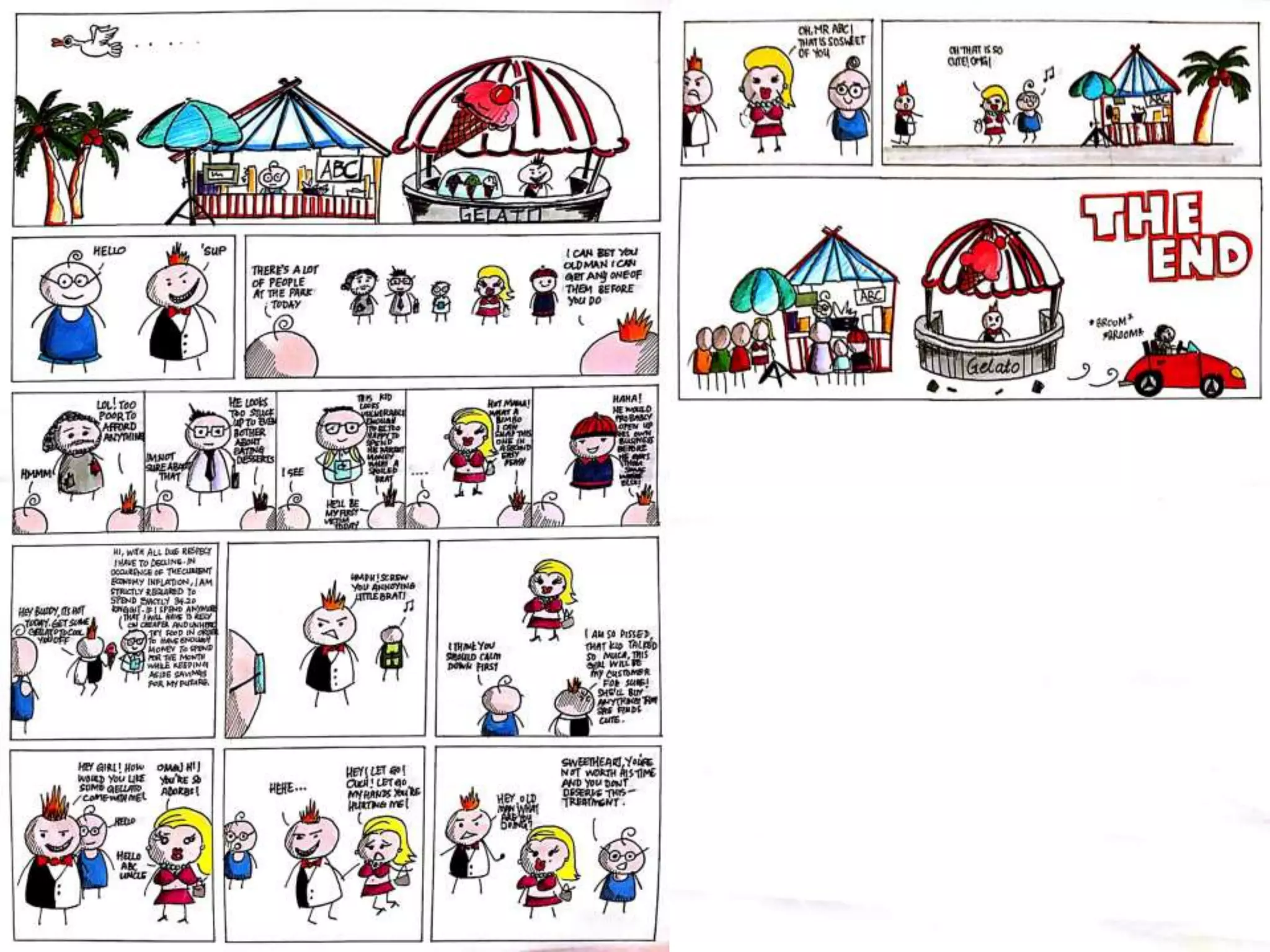 COMIC strip psychology presentation | PPT