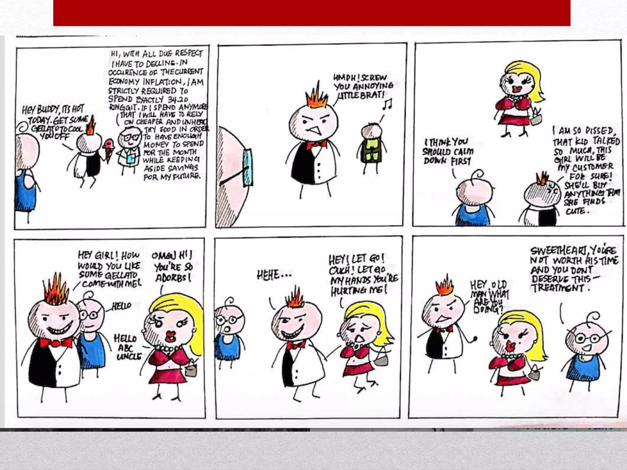 COMIC strip psychology presentation | PPT