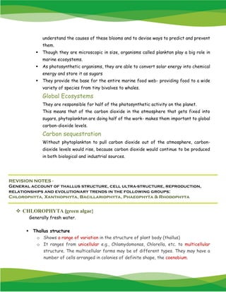 PHYCOLOGY - REFERENCE TEXT BOTANY MASTERS ALGAE | PDF