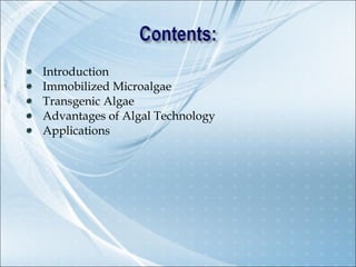 Phycoremediation – a clean technology for water pollution abatement | PPT