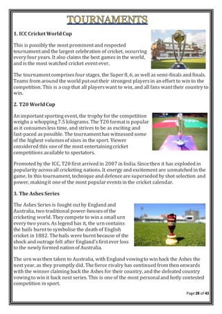 Physical Education project class 12 | DOCX
