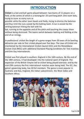 Physical Education project class 12 | DOCX