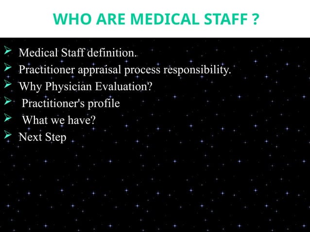 Physician evaluation standards' requirements | PPT