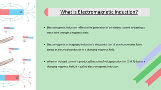 Presentation on Electromagnetic Induction PPT Science Physics PPT