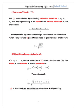 Average Velocity Formula Chemistry