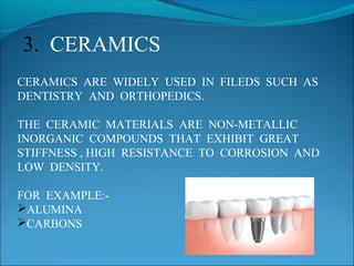 Phyics - introduction of biomaterials | PPT