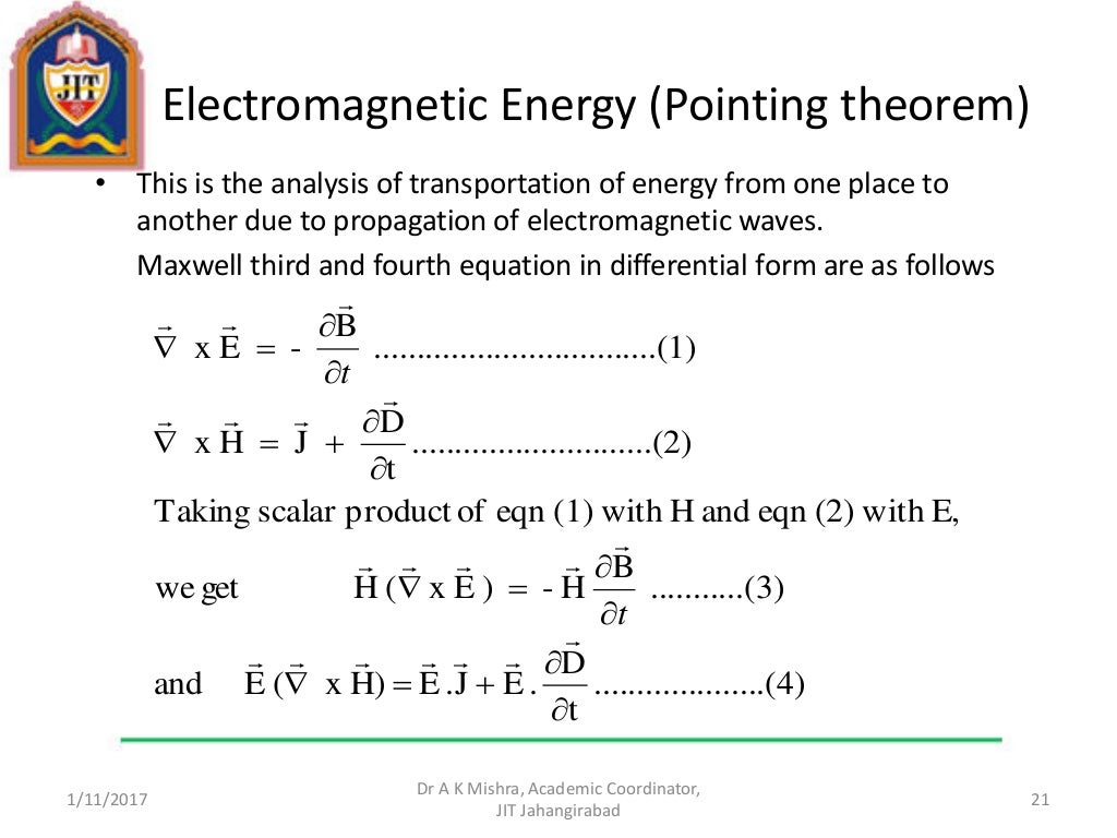 Maxwells Equation And Electromagnetic Waves