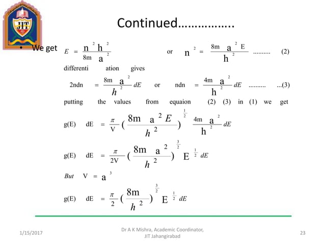 SEMICONDUCTORS,BAND THEORY OF SOLIDS,FERMI-DIRAC PROBABILITY ...
