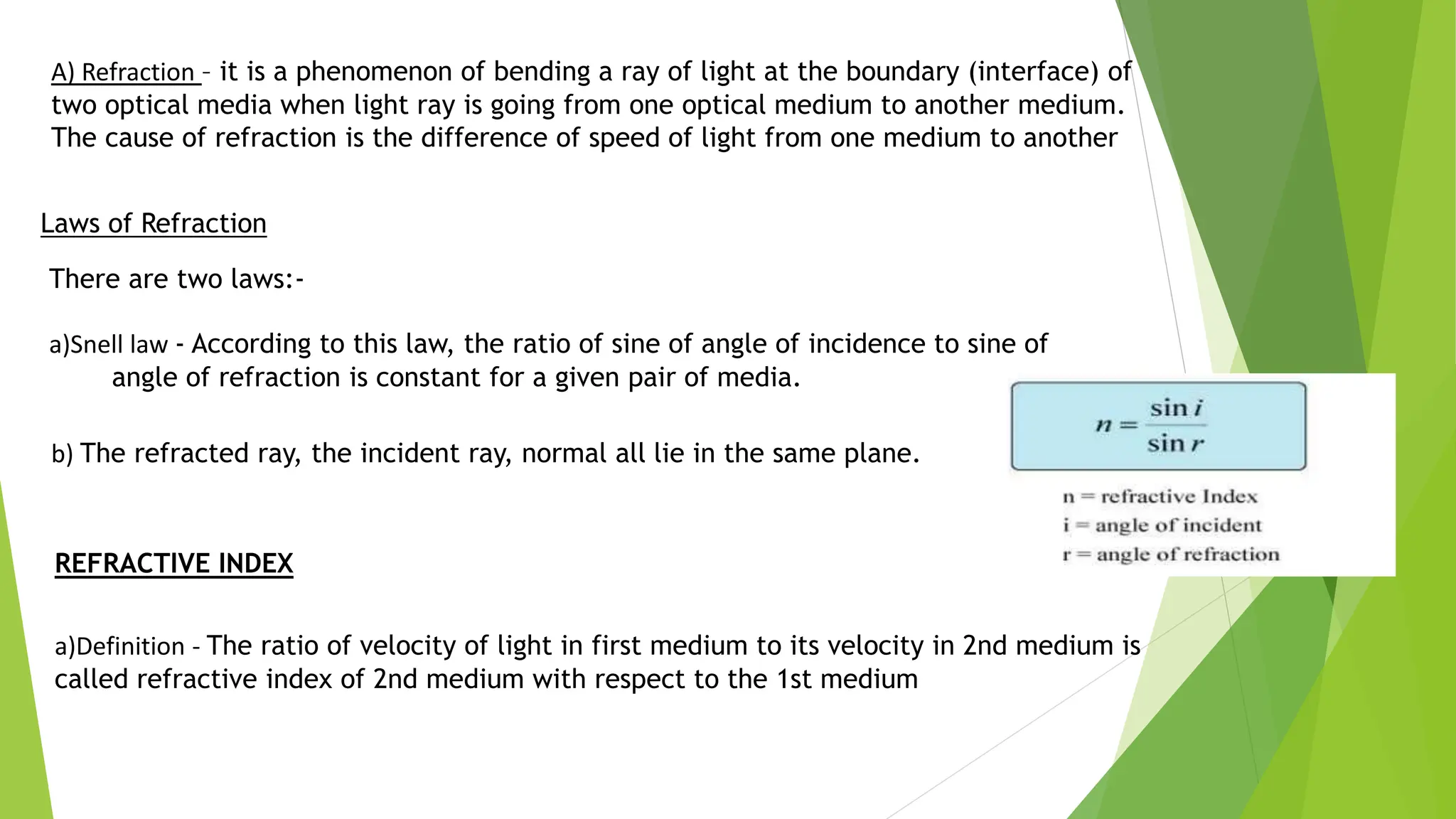 Refractive index of liquids using travelling microscope | PPT Refractive index of liquids using travelling microscope | PPT