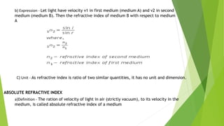 Refractive index of liquids using travelling microscope | PPTX ...