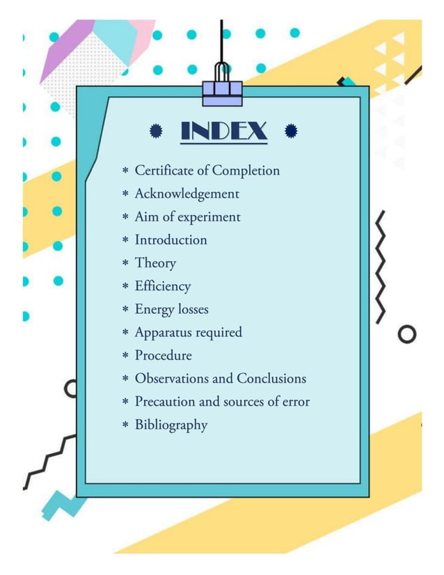 Physics Investigatory Project on transformers. Class 12th | PDF | Computer Networking | Computing