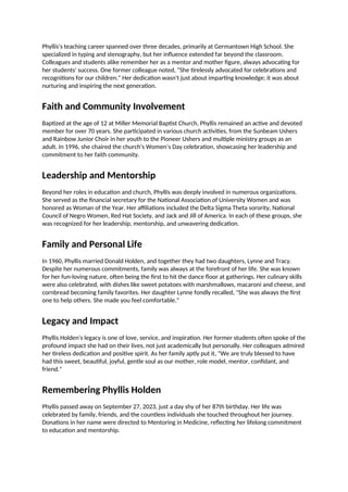 Phyllis Holden A Life of Dedication and Inspiration.docx