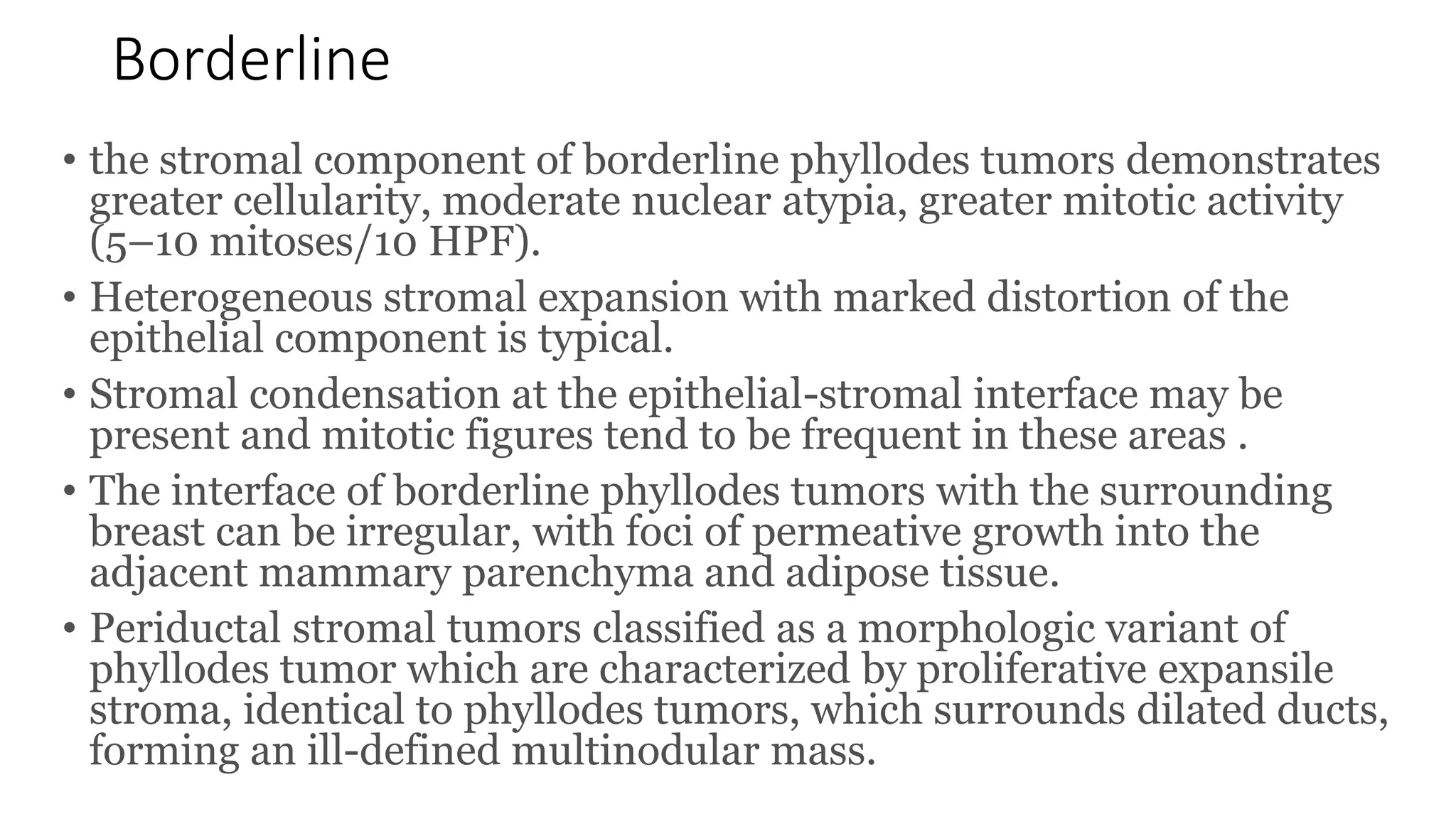 phyllodes tumour final presentation of breast | PPTX