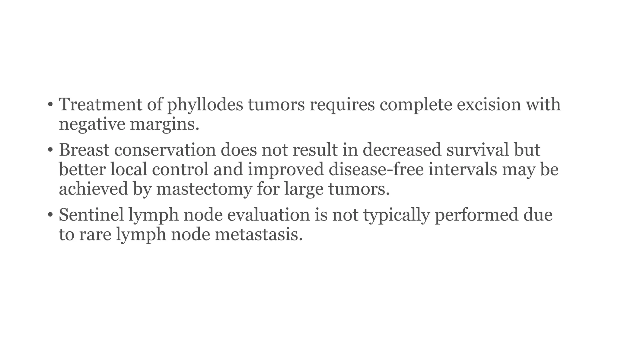 phyllodes tumour final presentation of breast | PPTX