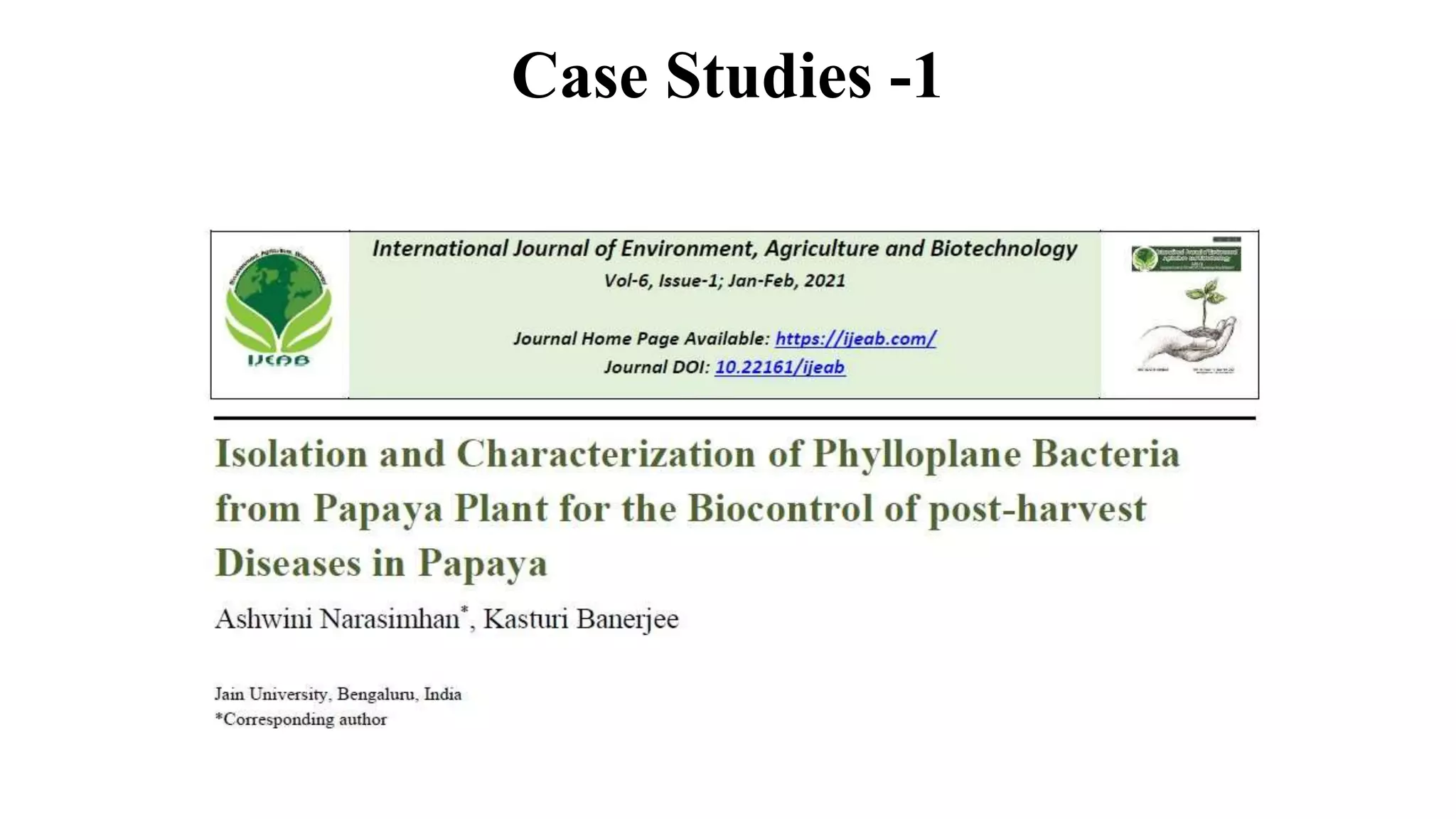 Role of Phylloplane Bacteria in plant disease management | PPTX ...