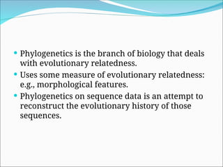 Phylogenetic alignment analysis an important tool in computational ...