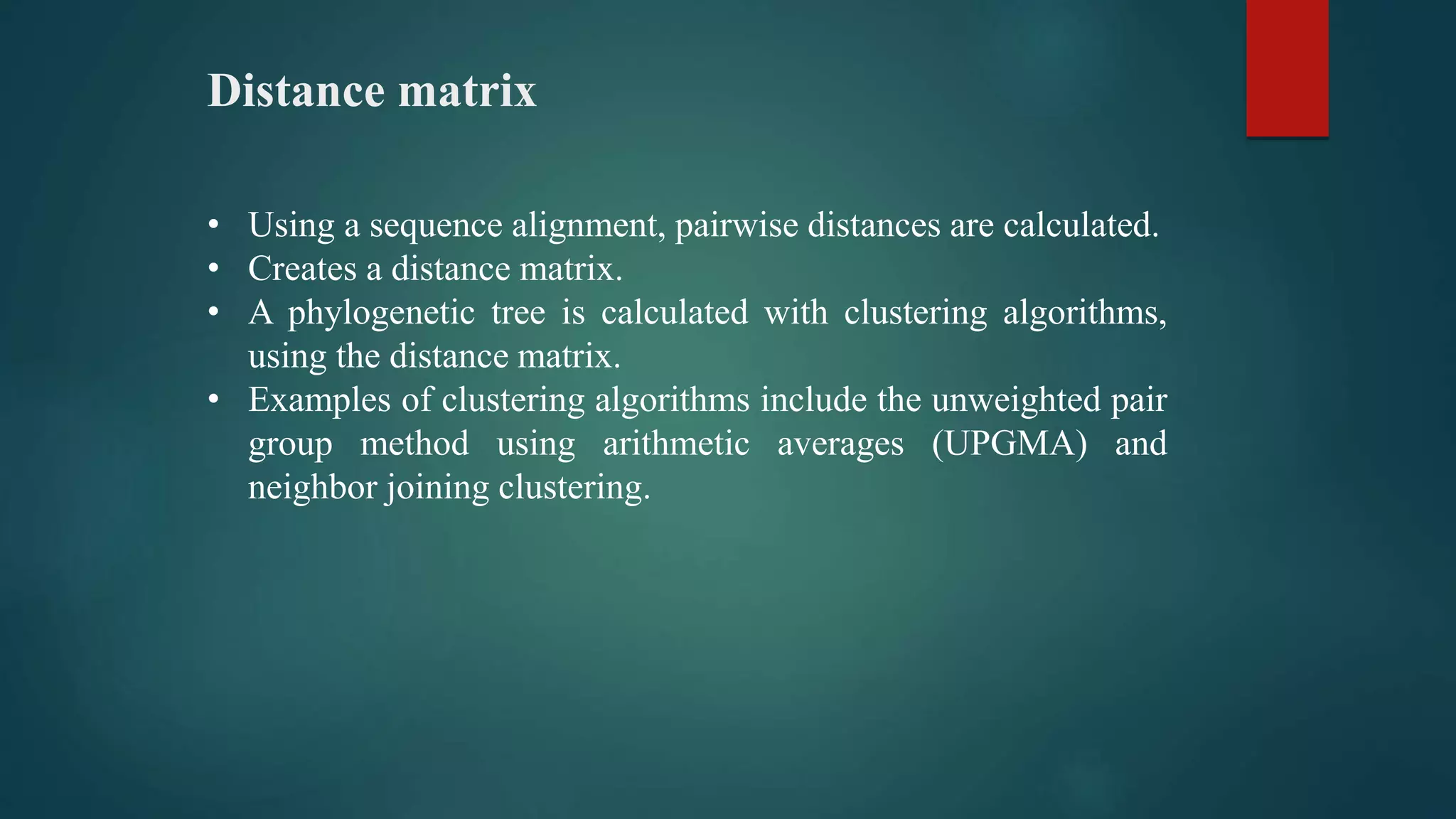 Phylogenetic data analysis | PPTX