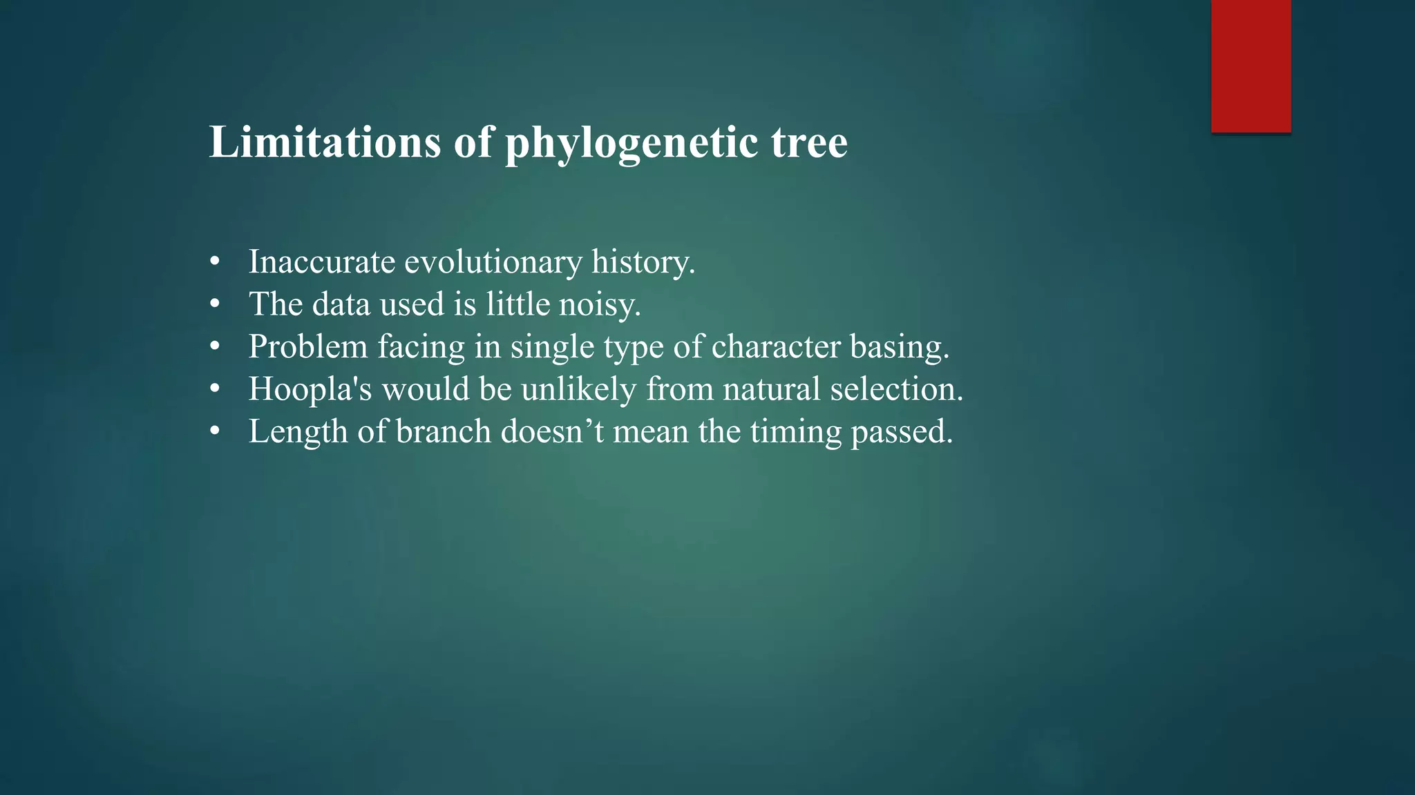 Phylogenetic data analysis | PPTX